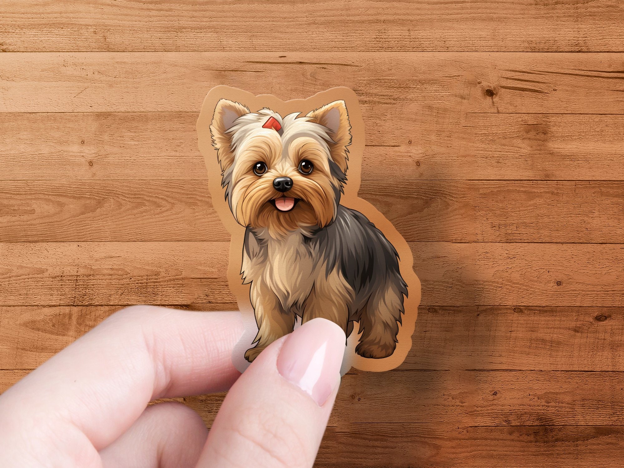Yorkshire Terrier Sticker, Vinyl Decal, Car Decal, Dog Sticker, Pet ...
