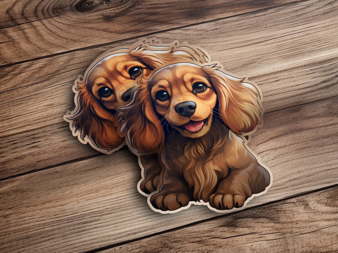 English Cocker Spaniel Sticker, Dog Sticker, Dog Lover Gift, Dog Lover ...