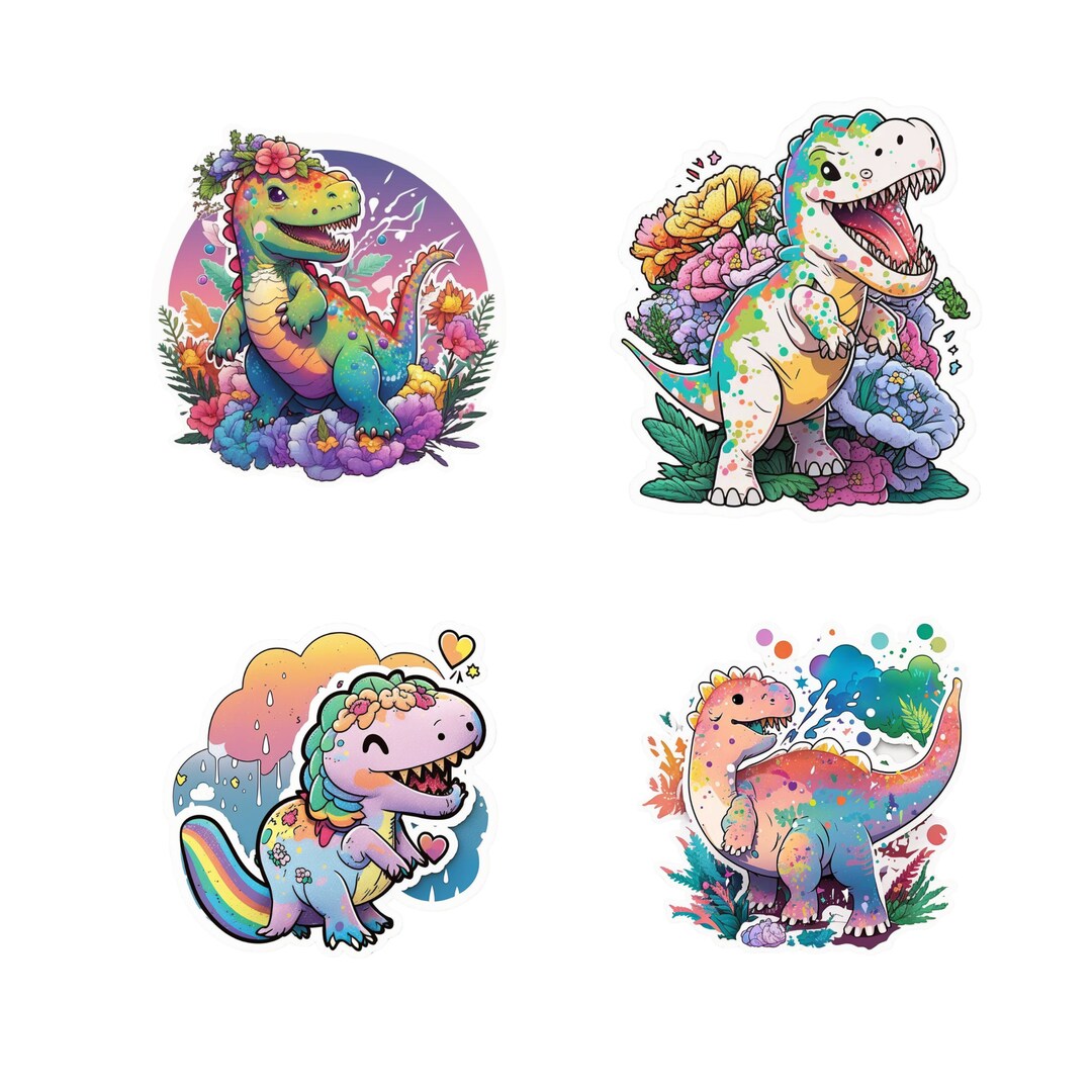 Dinosaur Sticker - Digital PNG File for Instant Download | Easter Cute ...