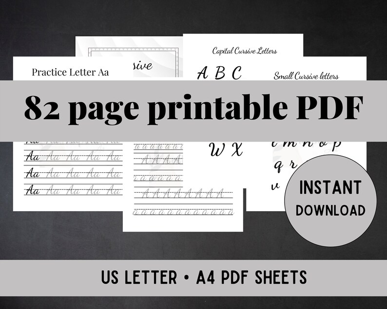 Cursive Workbook, Practice Words Handwriting Practice, Cursive Tracing ...
