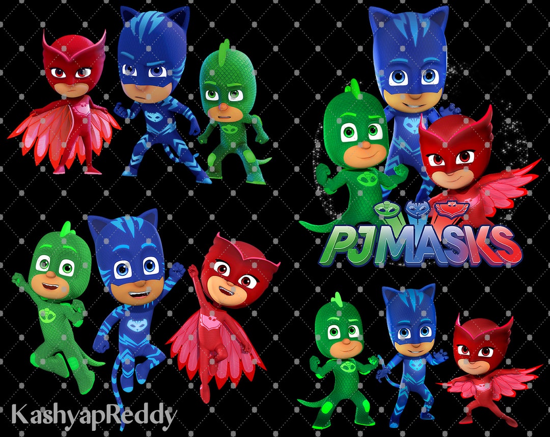 PJ Mask PNG Bundles, PJ Mask Clip Art, Pj Masks Hero Png, Pj Mask ...
