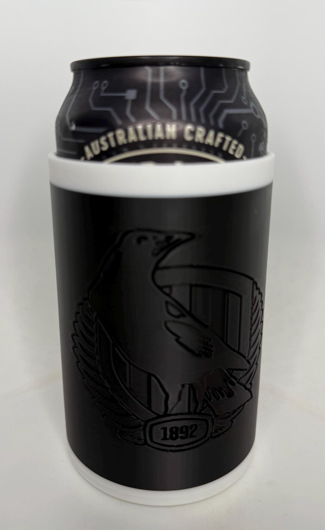 AFL Collingwood Can Koozie – 3D Printed Magpies Stubby Cooler, Drink ...