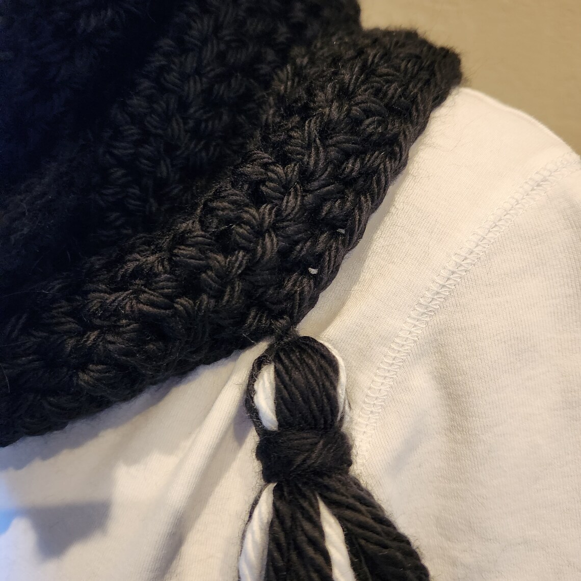 Wednesday Addams Snood, Infinity Scarf - Etsy