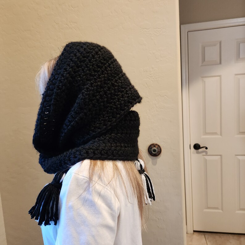 Wednesday Addams Snood, Infinity Scarf - Etsy