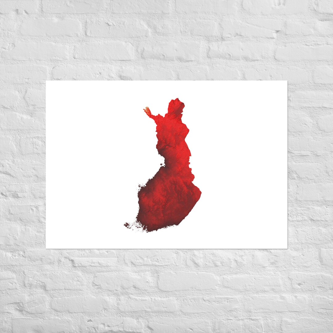 Finland Map, Topographic Map of Finland, Finland Geography, Finland ...