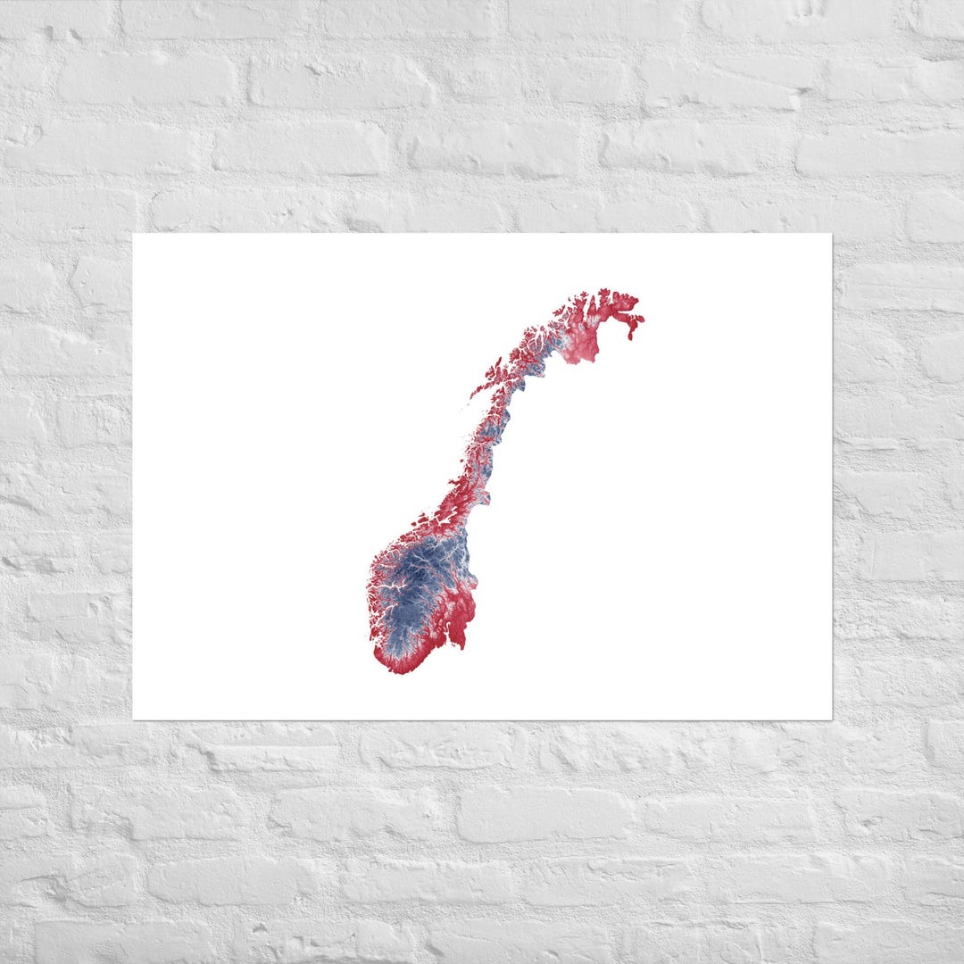 Norway Map, Topographic Map of Norway, Norway Geography, Norway Relief ...