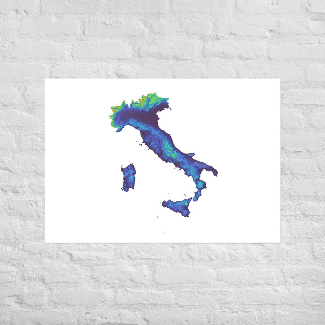 Italy Map, Topographic Map of Italy, Italy Geography, Italy Relief ...