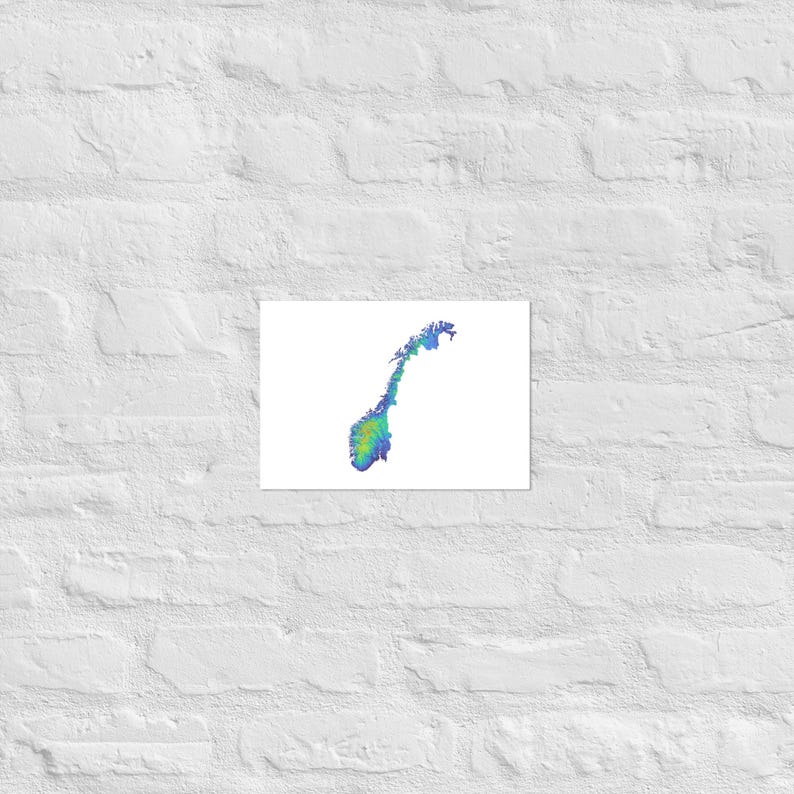 Norway Map, Topographic Map of Norway, Norway Geography, Norway Relief ...