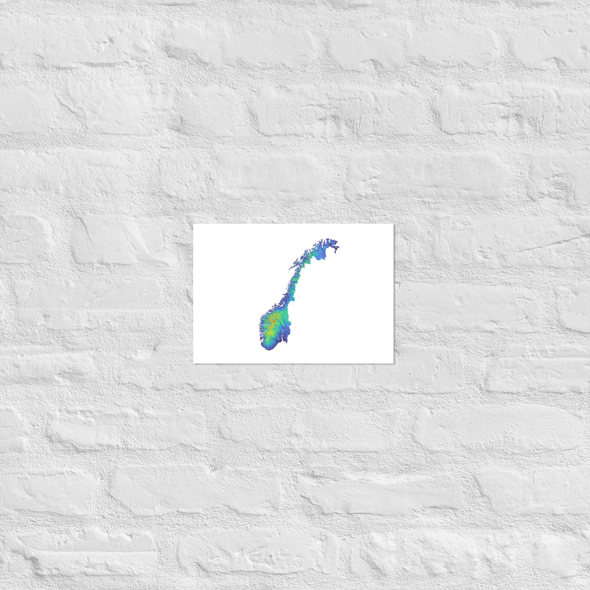 Norway Map, Topographic Map of Norway, Norway Geography, Norway Relief ...