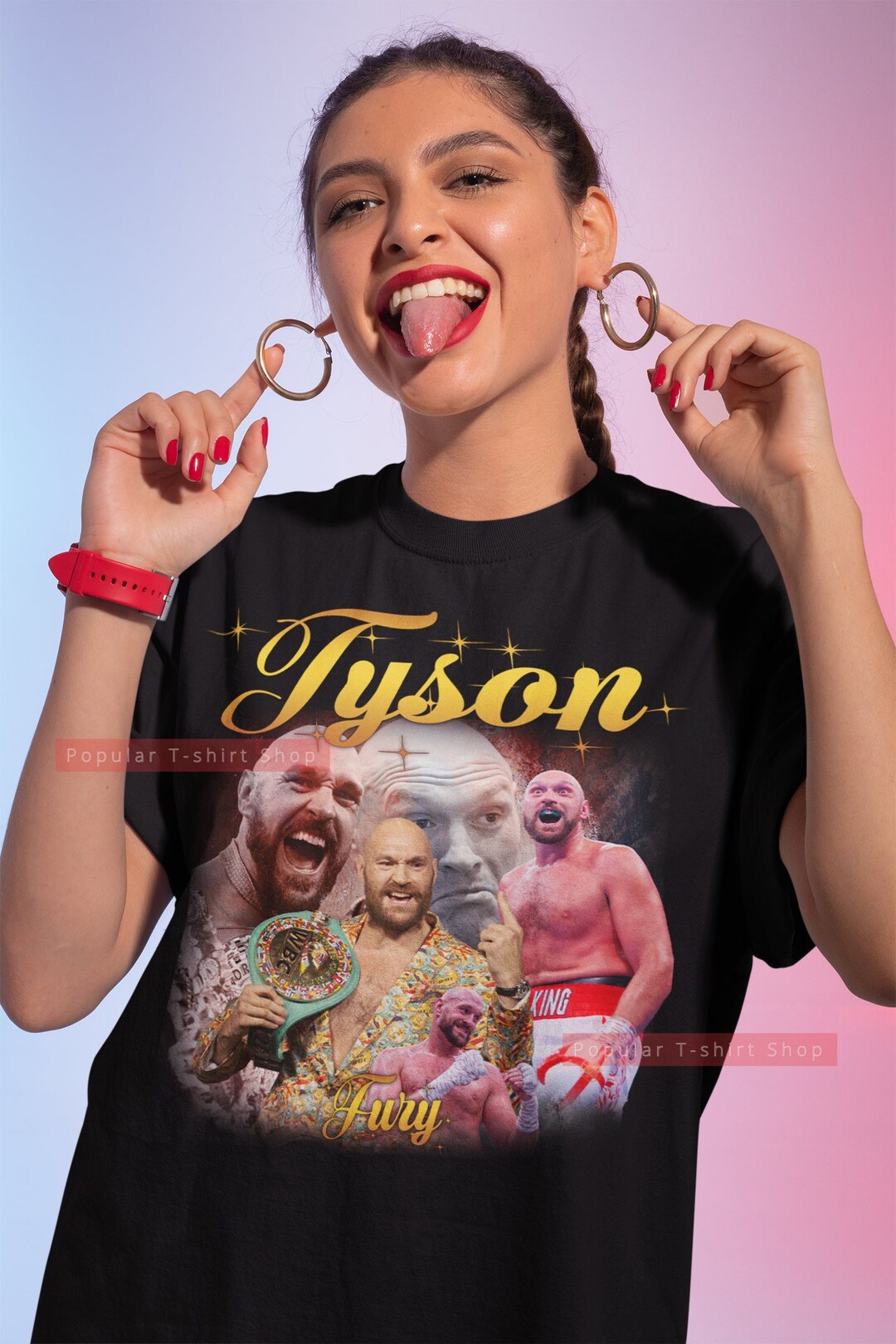 Tyson Fury Vintage Unisex Shirt, Vintage Tyson Fury Tshirt Gift for Him ...