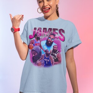 James Harden Vintage Unisex Shirt, Vintage James Harden Tshirt for Him ...