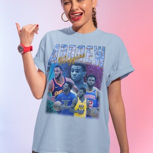 Andrew Wiggins Vintage Unisex Shirt, Vintage Andrew Wiggins Tshirt for ...