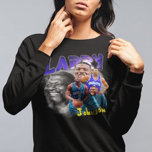 Larry Johnson Vintage Unisex Shirt, Vintage Larry Johnson Tshirt Gift ...