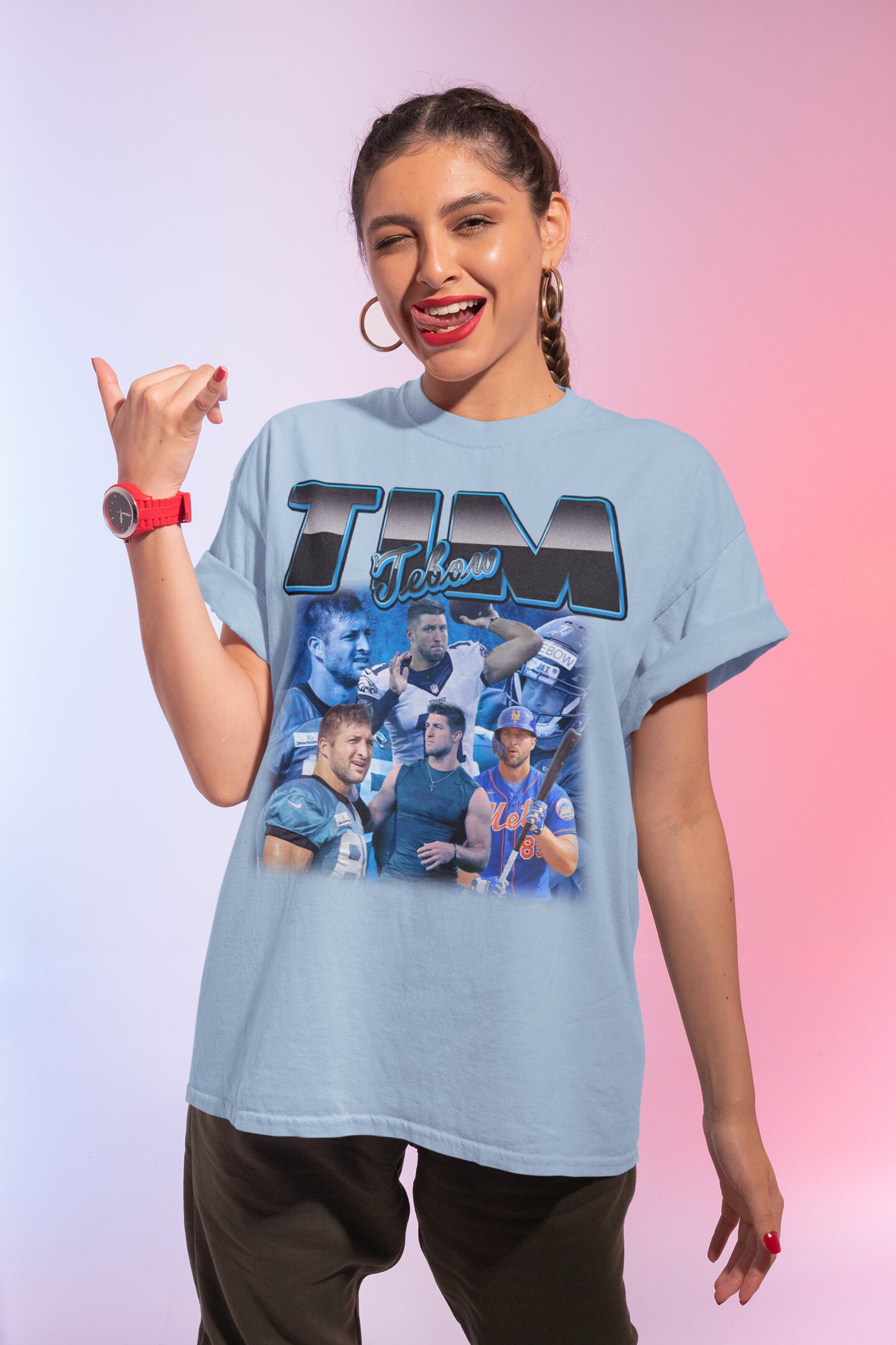 Tim Tebow Vintage Unisex Shirt, Vintage Tim Tebow Tshirt Gift for Him ...