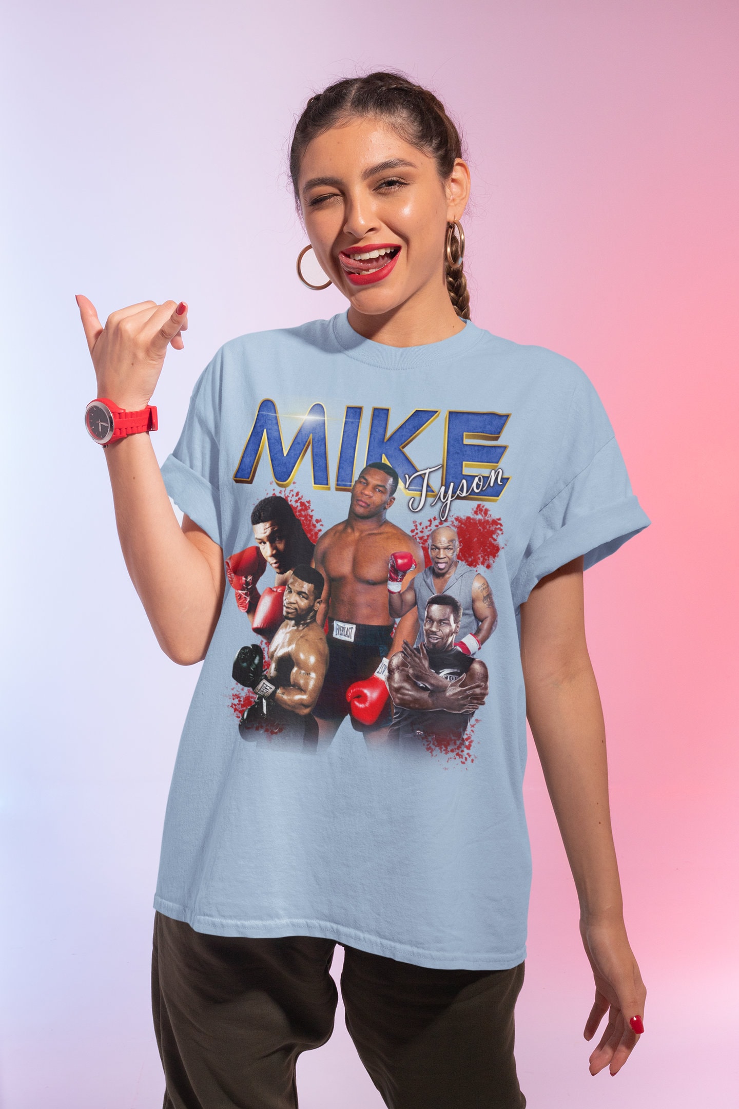 Mike Tyson Vintage Unisex Shirt, Vintage Mike Tyson Tshirt Gift for Him ...