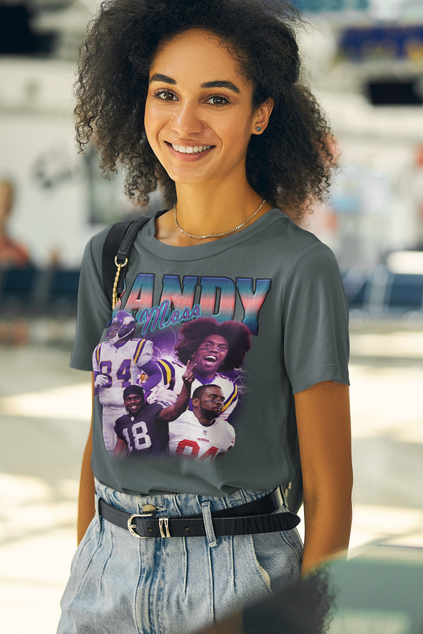 Randy Moss Vintage Camisa unisex, Vintage Randy Moss camiseta regalo ...