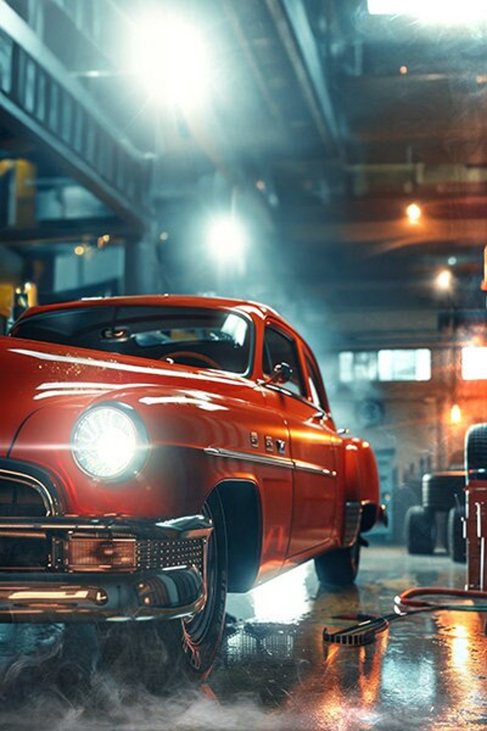Classic Car Poster, Digital Illustration, Digital Download File, Car ...
