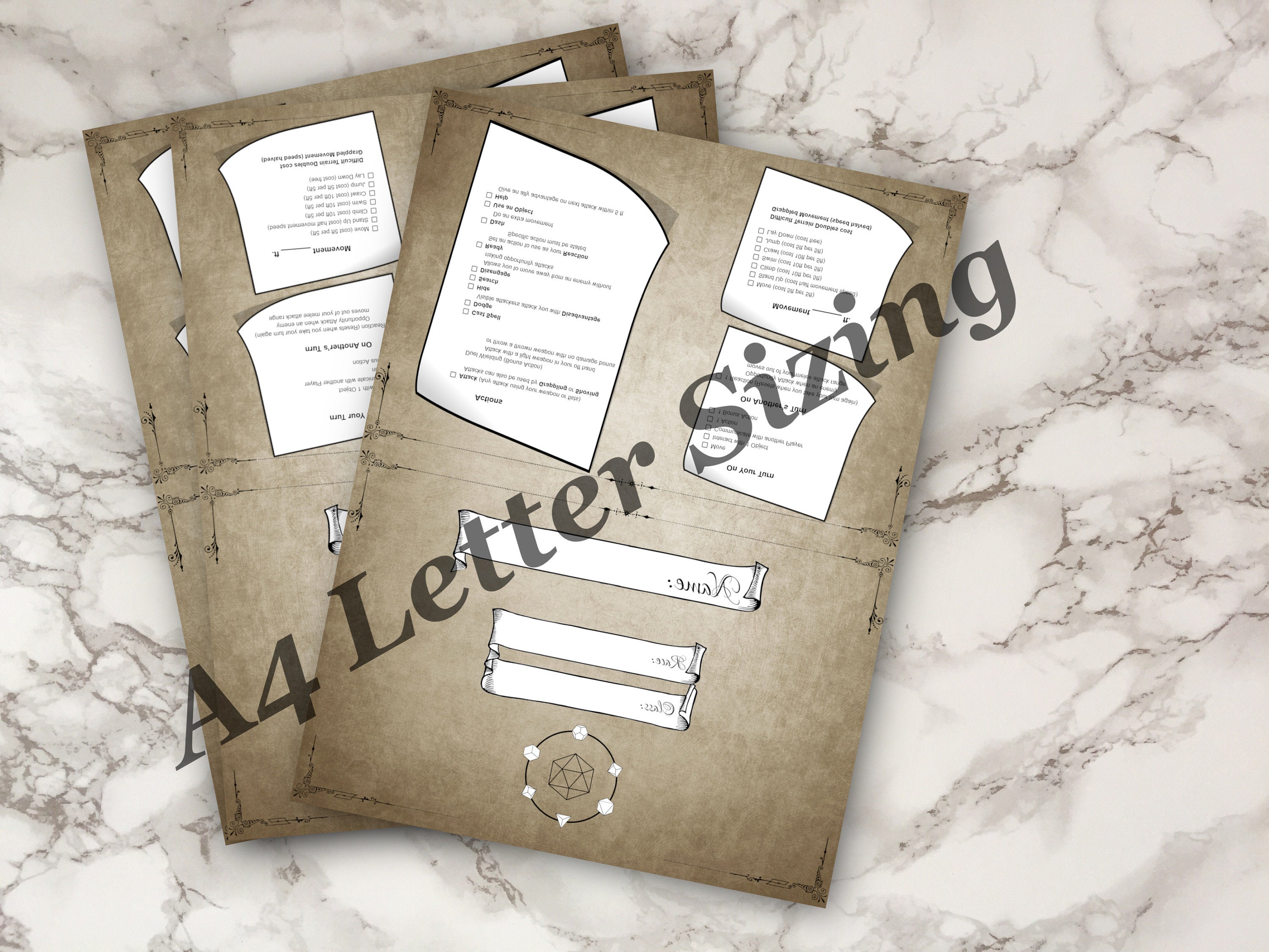 Downloadable D&D Nameplate and Turn Guide | Dungeons and Dragons | New ...