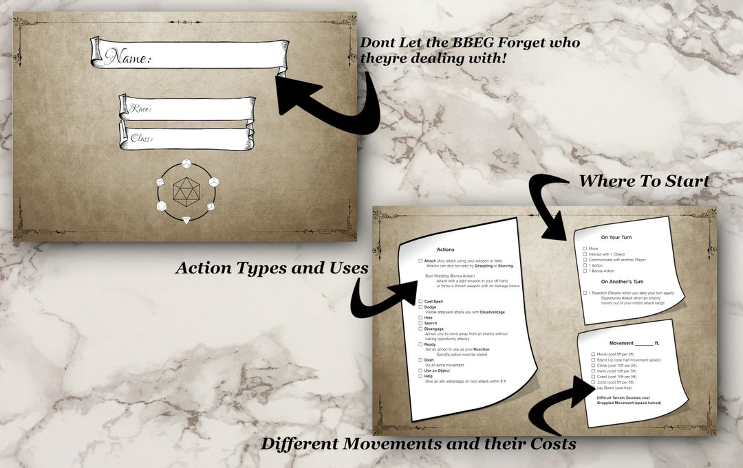 Downloadable D&D Nameplate and Turn Guide | Dungeons and Dragons | New ...