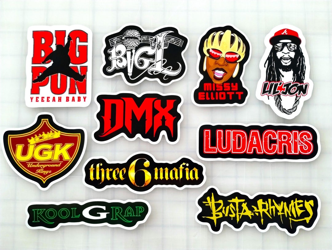 Classic Hip-hop Sticker Pack 10 Stickers Set 5 - Etsy