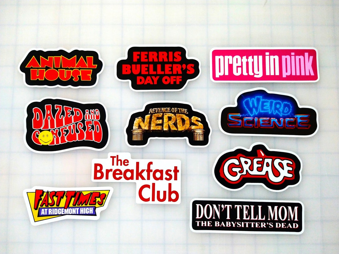 Classic Movie Sticker Pack 10 Stickers Set 2 - Etsy