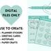 Mint Planner Clipart Bundle, Mint Pen Clipart, Planner PNG Bundle ...