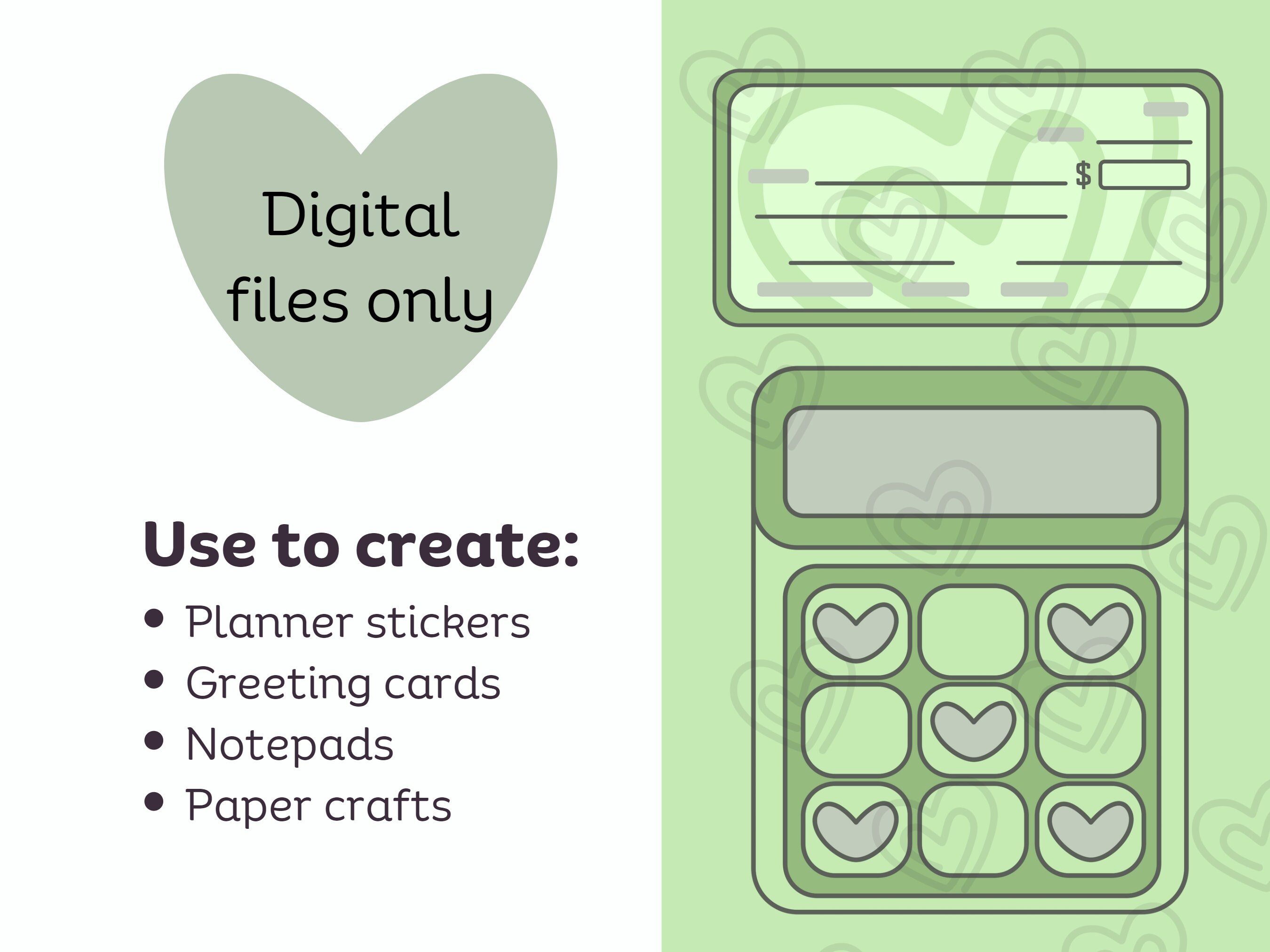 Green Budget Clipart Bundle, Cute Money PNG, Money Icon SVG, Finance ...