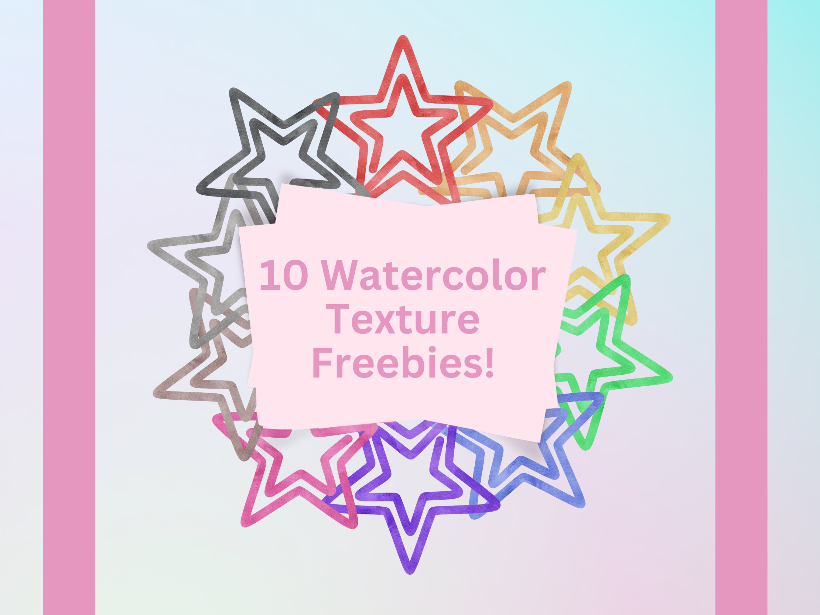 Printable Cute Star Clip Planner Stickers, Instant Download Functional ...