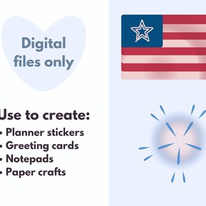 4th July Clipart Mega Bundle, Stars and Stripes Digital Download ...