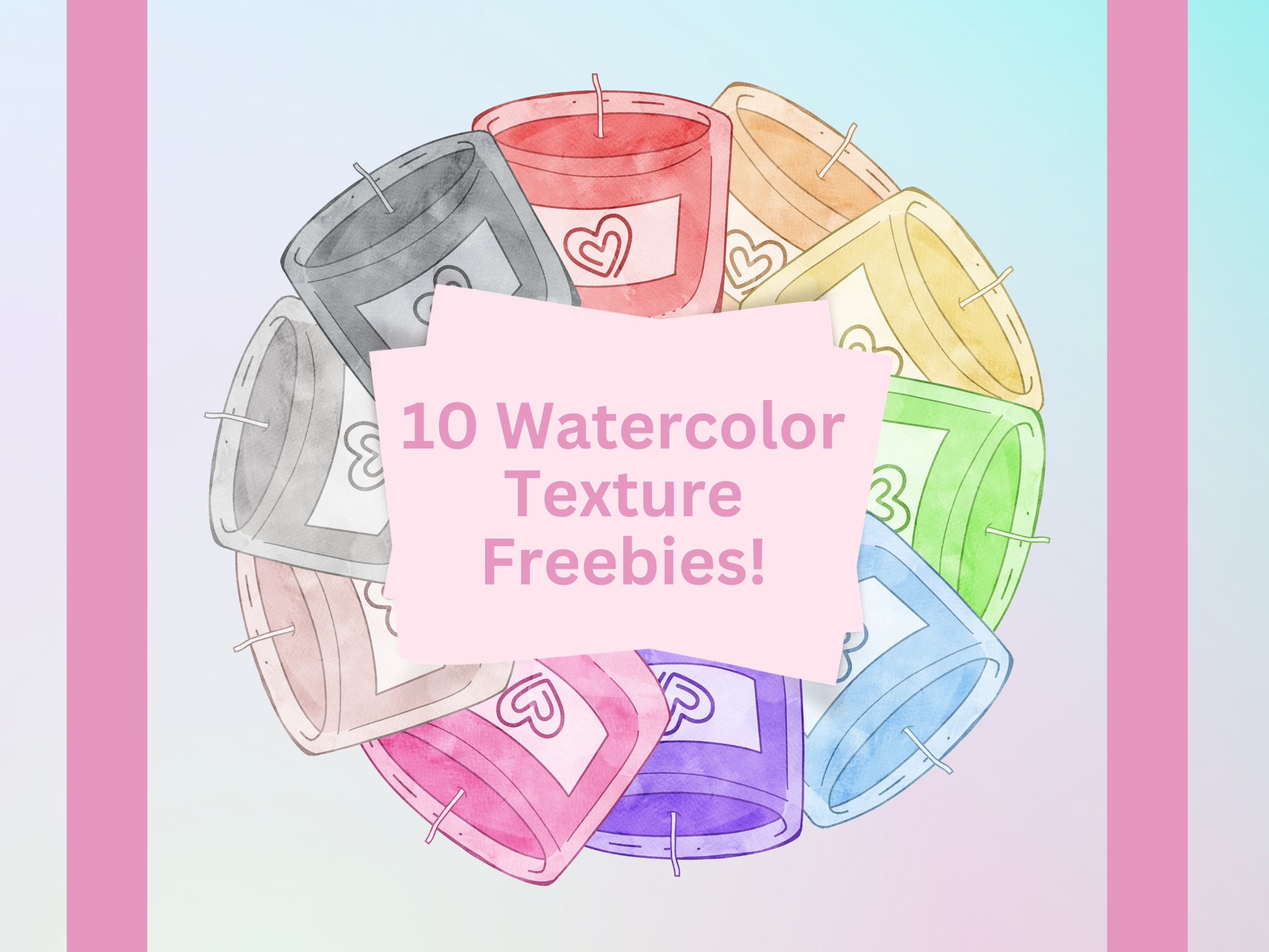 Printable Short Candle Stickers, Instant Download Functional Planner ...