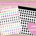Printable Cute Cell Planner Stickers, Instant Download Functional ...