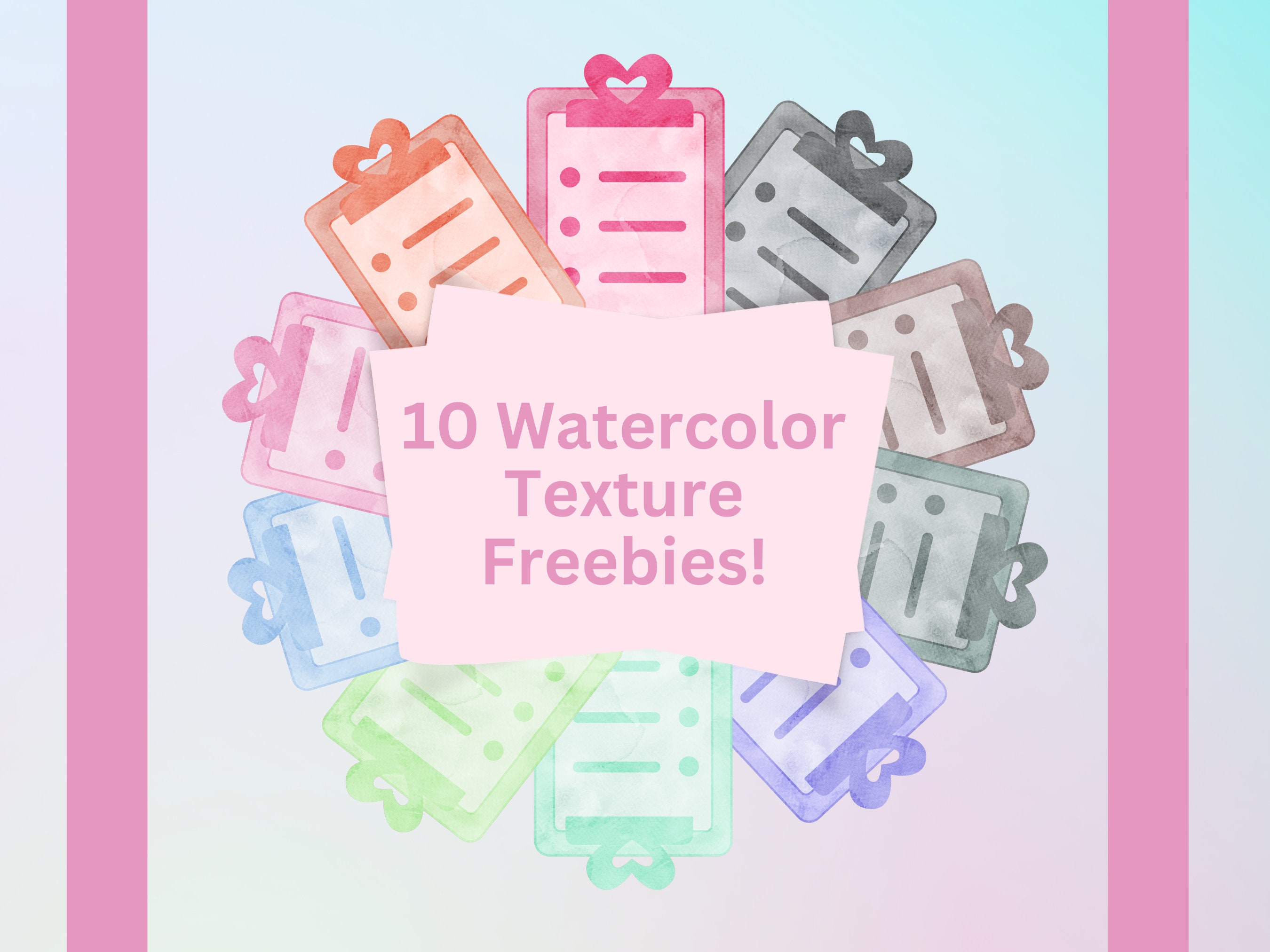 Printable Clipboard Planner Stickers, Instant Download Functional ...