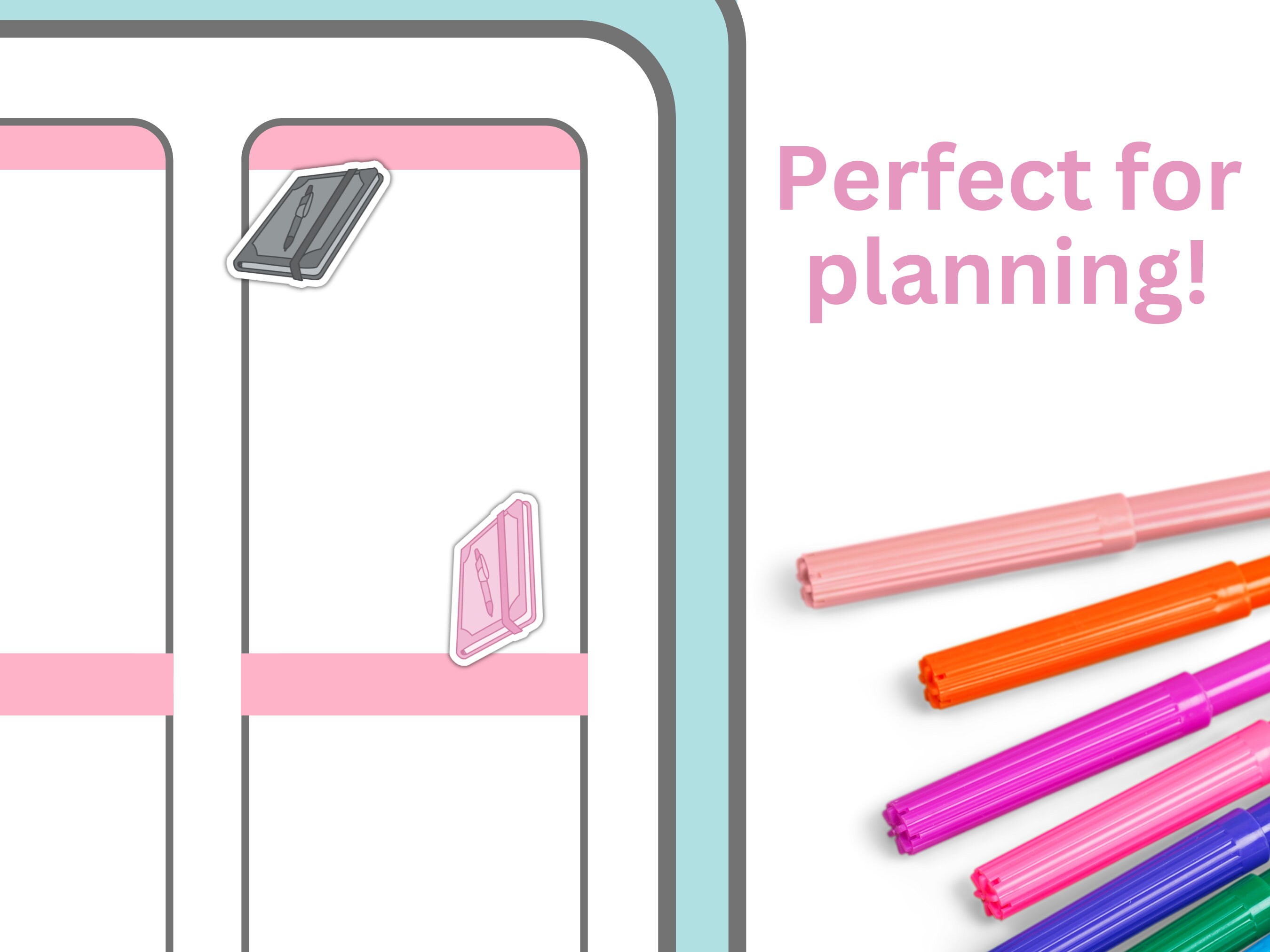 Printable Journal Session Planner Stickers, Instant Download Functional ...