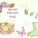 Spring Watercolor Clipart Bundle PNG/SVG, Spring Flowers PNG ...