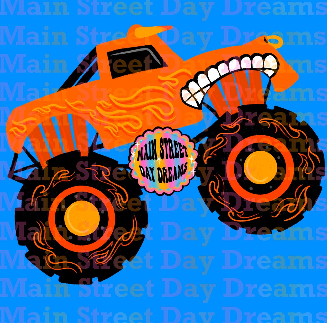 Toro Monster Truck PNG Graphic DIGITAL ONLY - Etsy