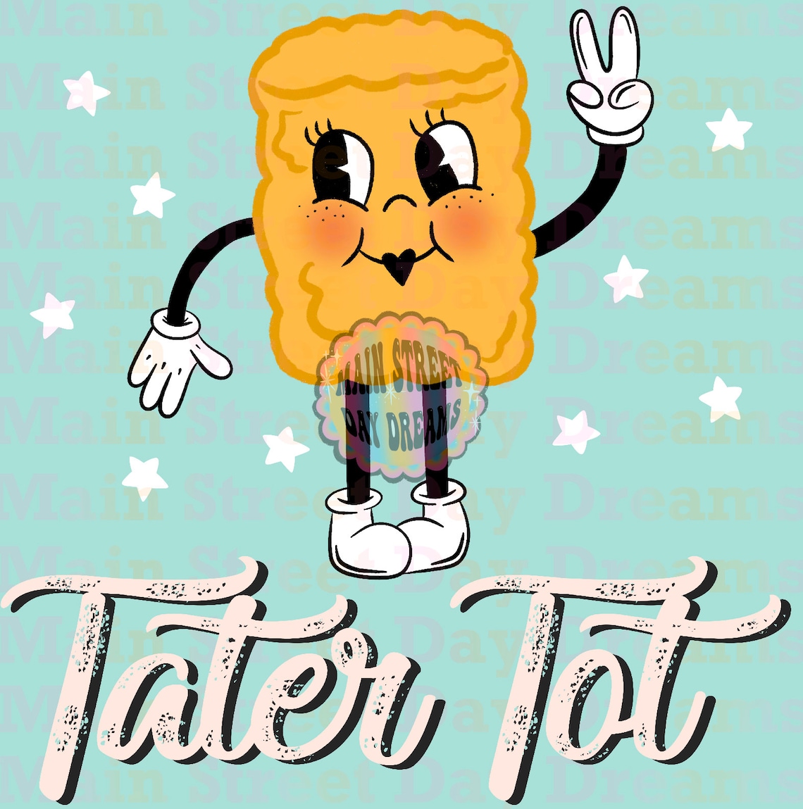 Tater Tot PNG Graphic DIGITAL ONLY - Etsy