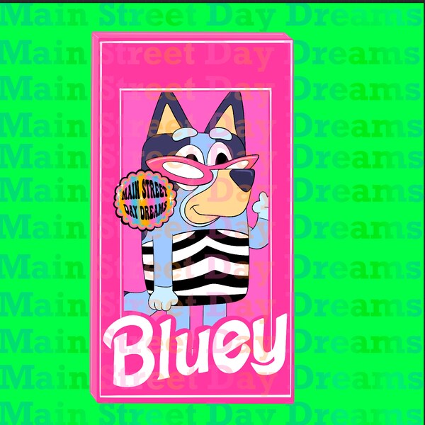 Bluey Pink Png - Etsy