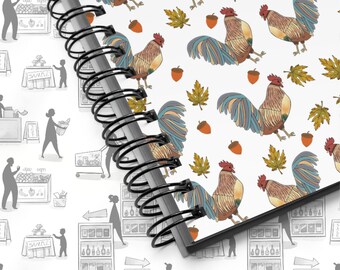 Chickens Notebook - Etsy