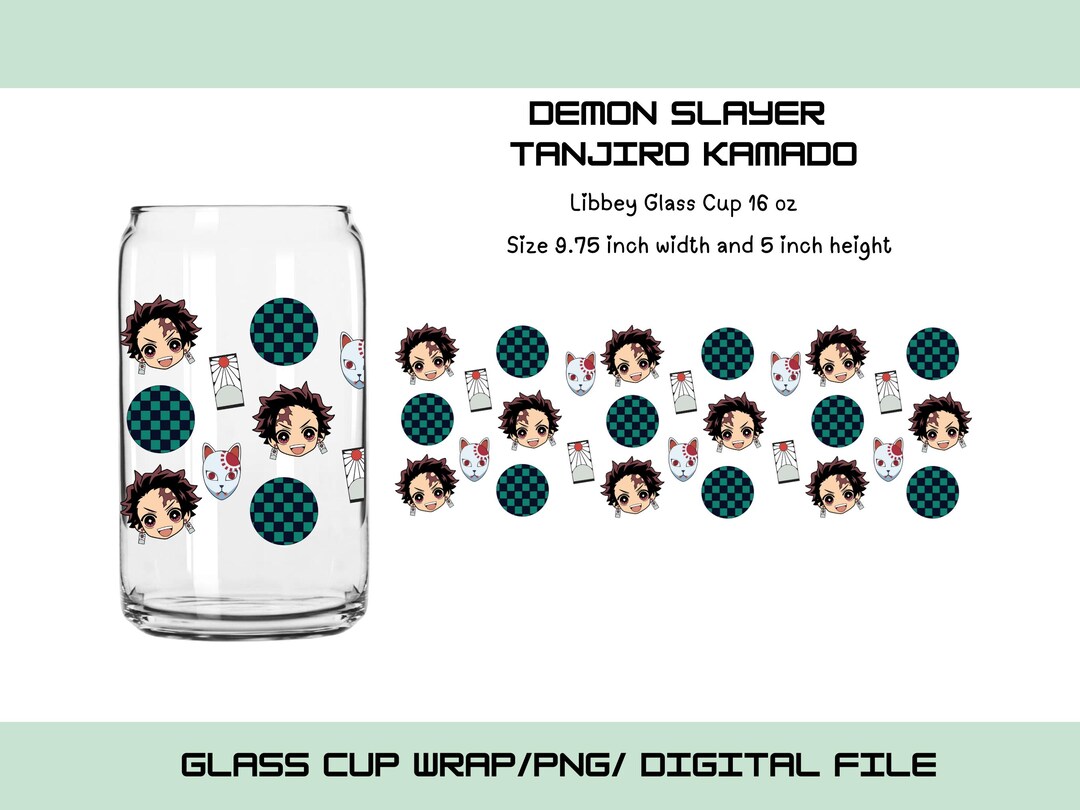 BUNDLE 5 IN 1 Demon Slayer Cup Wrap PNG - Etsy