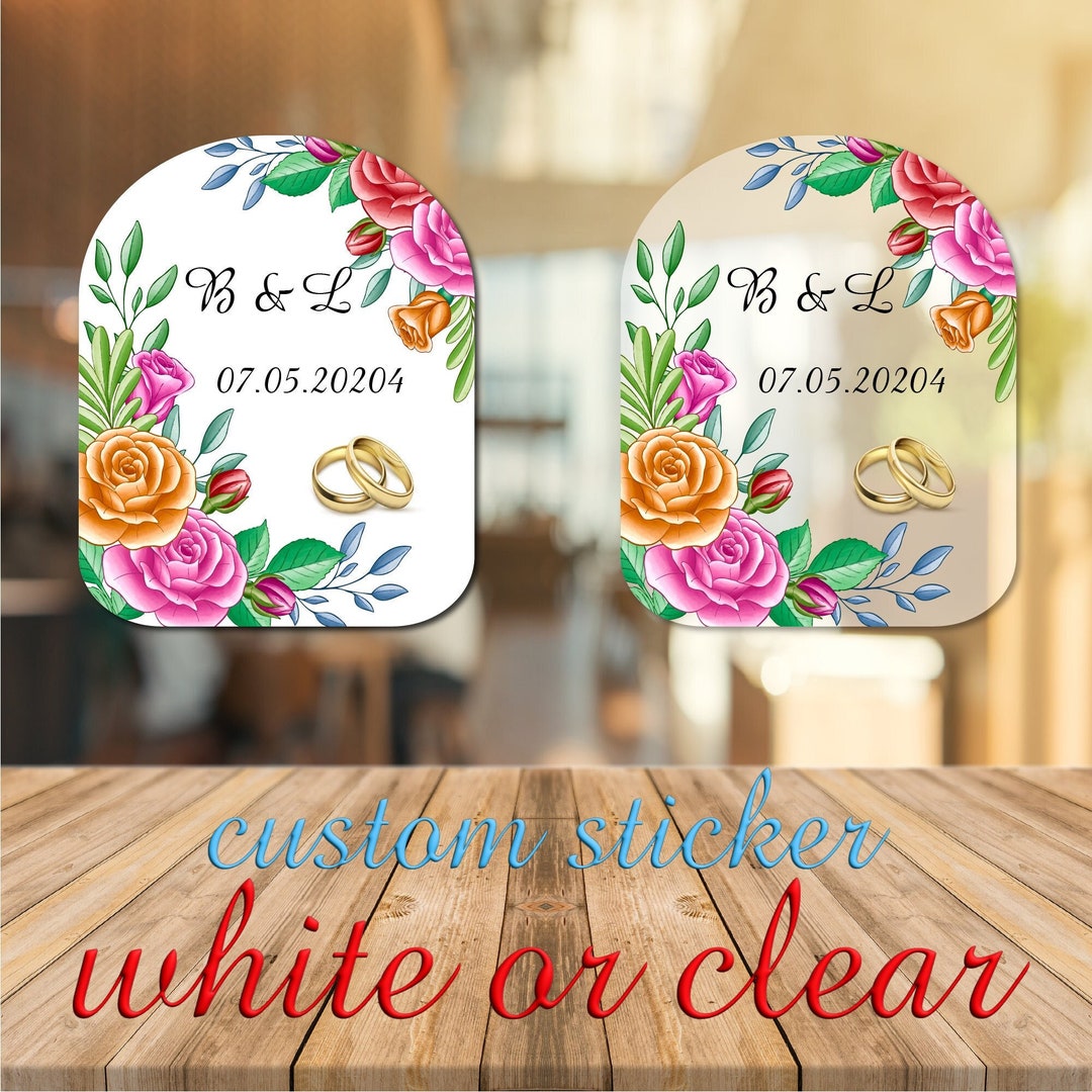 Custom Labels Stickers Party Labels, Logo Labels, Bottle Labels ...