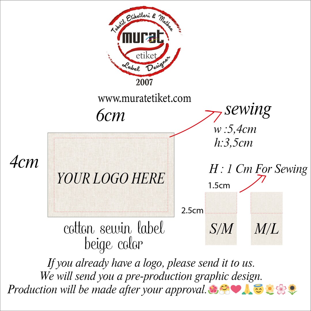 Custom Sewing Tags Size With,custom Cotton Labels,organic Cotton Tags ...