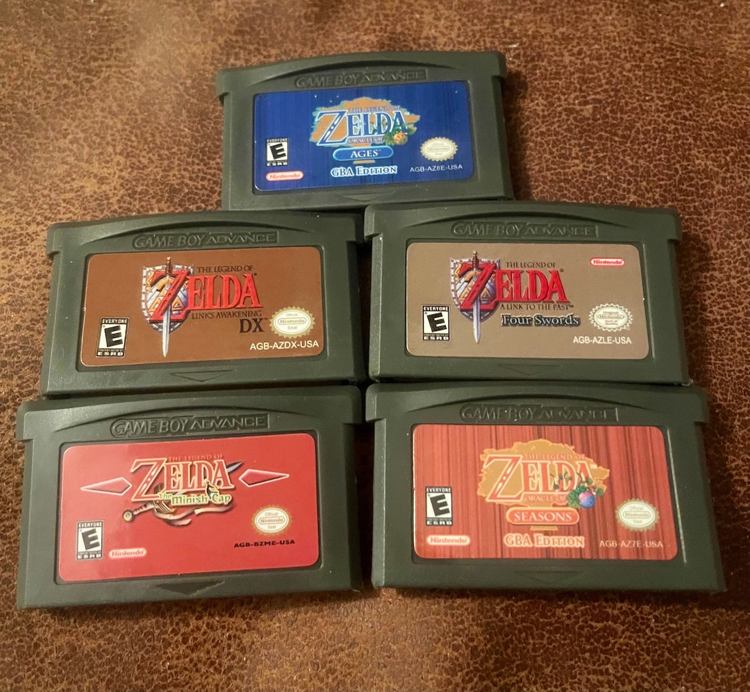 Legend of Zelda Games for the Gameboy Advance REPRODUCTION - Etsy