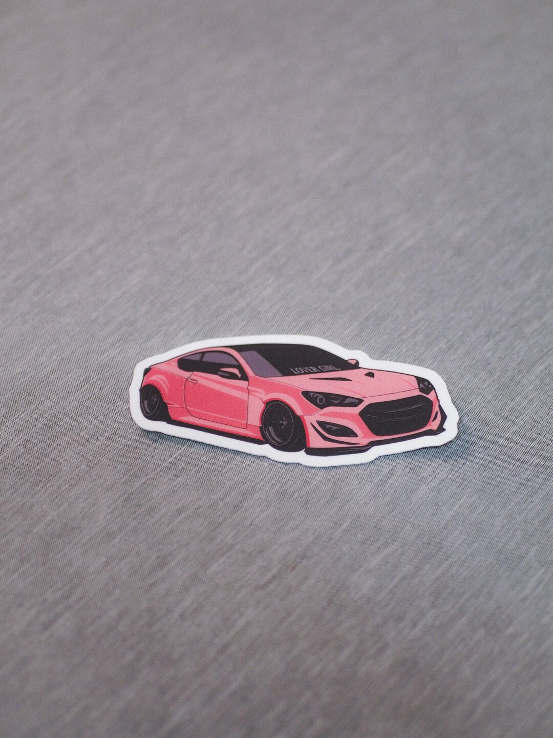 Lovergirl Pink Hyundai Genesis Coupe Sticker - Etsy