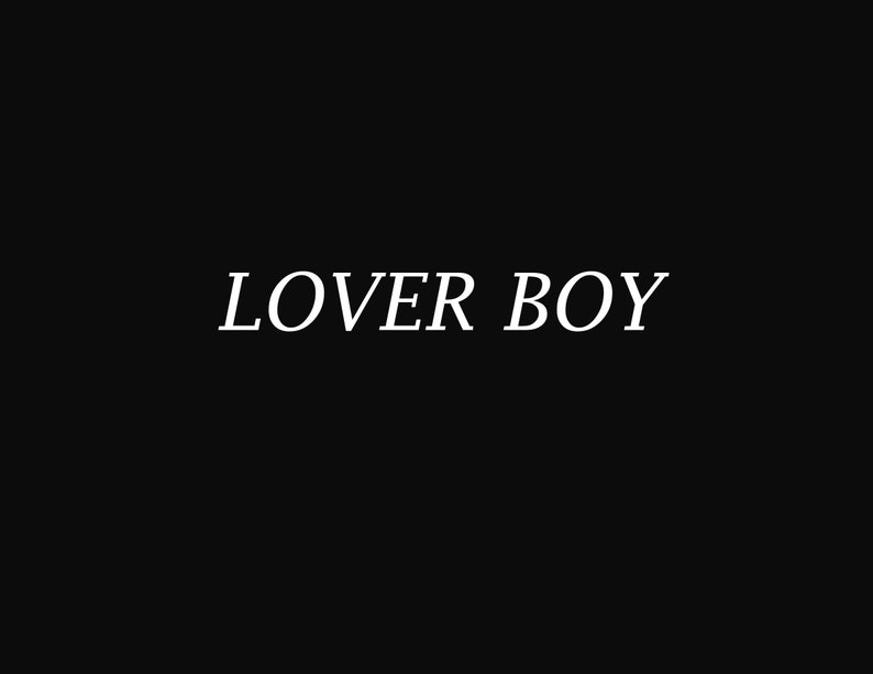 Loverboy Decal - Etsy