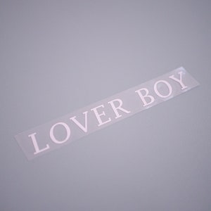 Loverboy Decal - Etsy