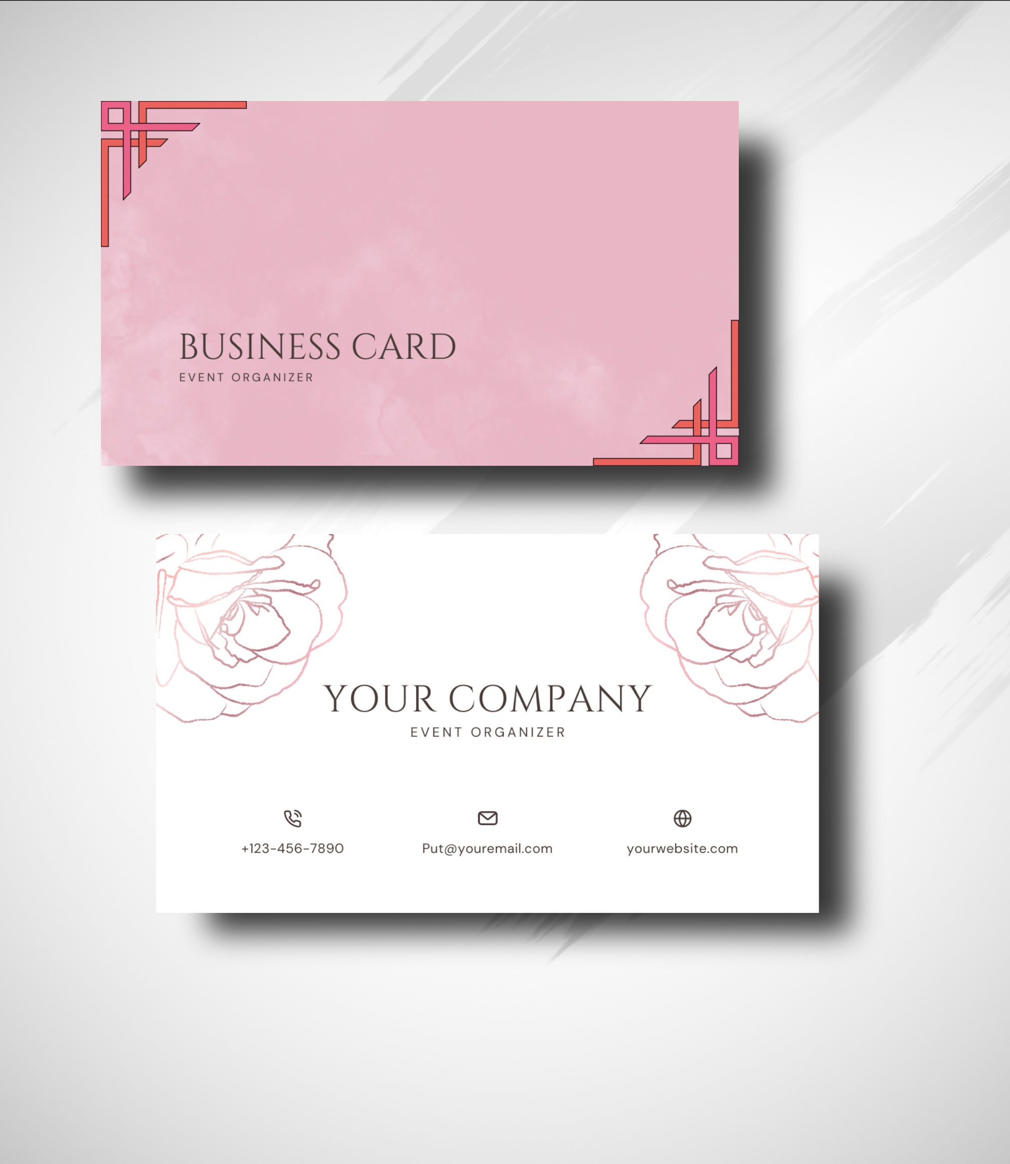 Business Card Template, Printable, Editable Canva Template - Etsy