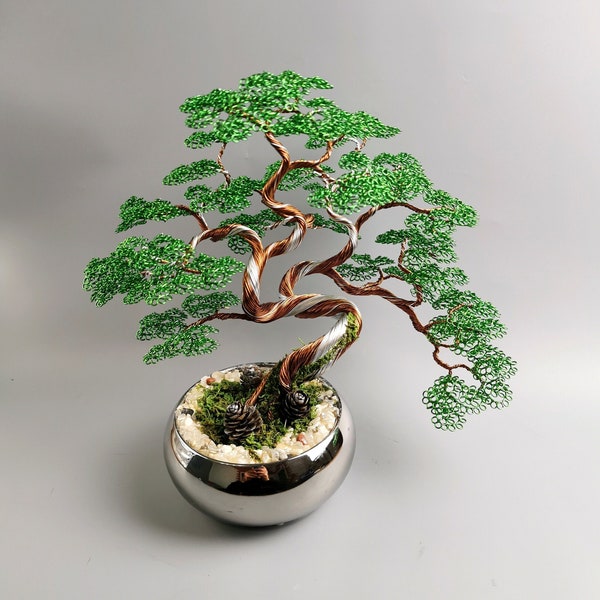 Wire Bonsai Tree - Etsy