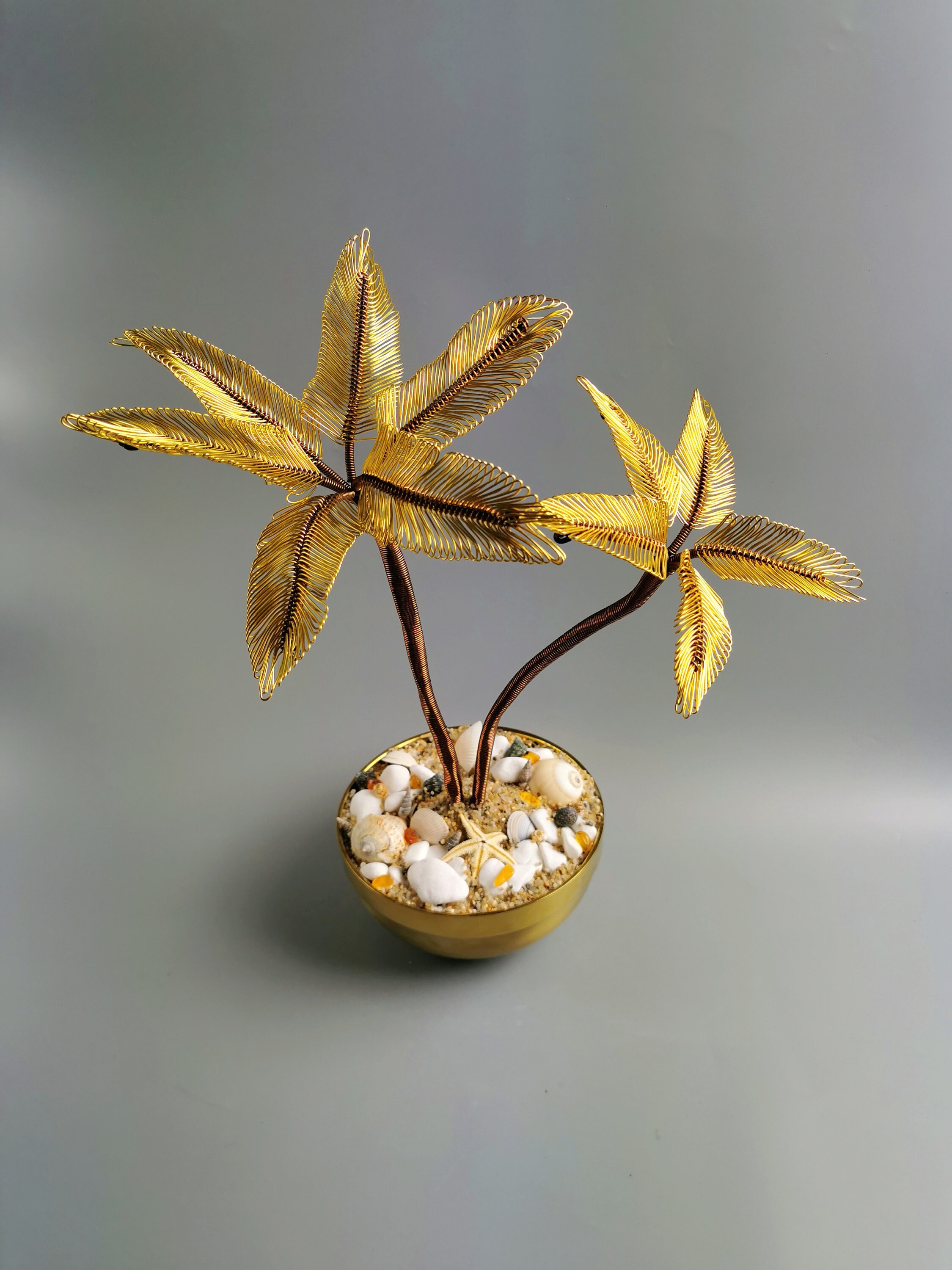 Hawaii Palm, 28cm/11, Miniature Palm Tree, Beach Decor for Bedroom ...