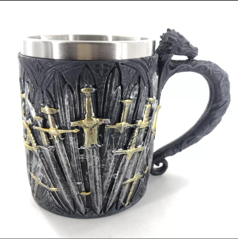 Westeros Map, Iron Throne Replica, Iron Throne Coffee Mug | Game of ...