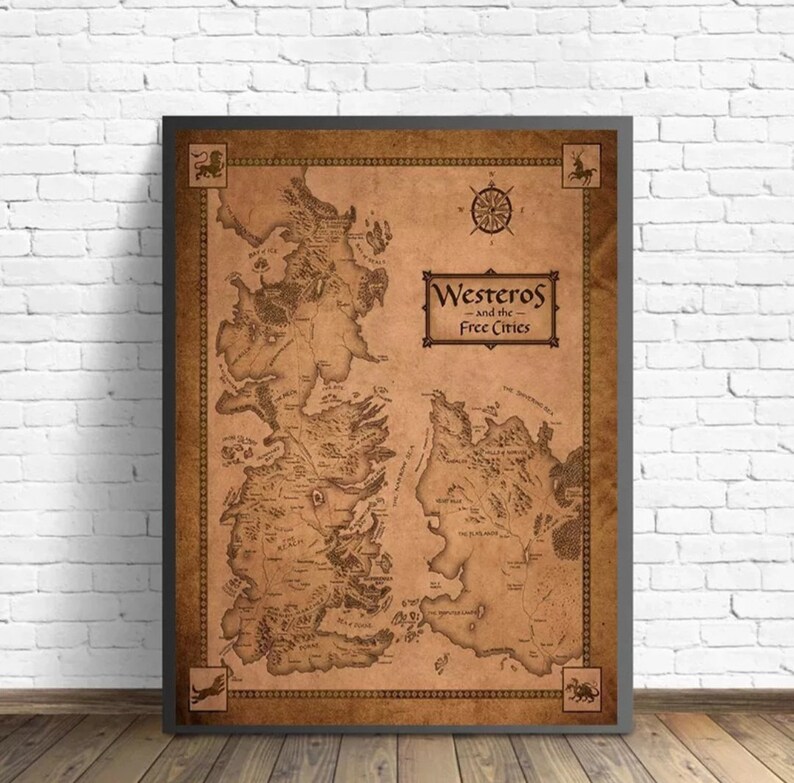 Westeros Map, Iron Throne Replica, Iron Throne Coffee Mug | Game of ...
